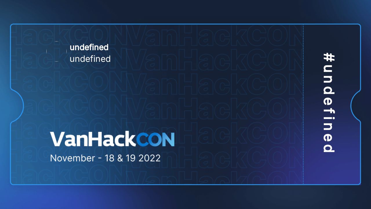 Rafael is inviting you to vanhackCON 2022